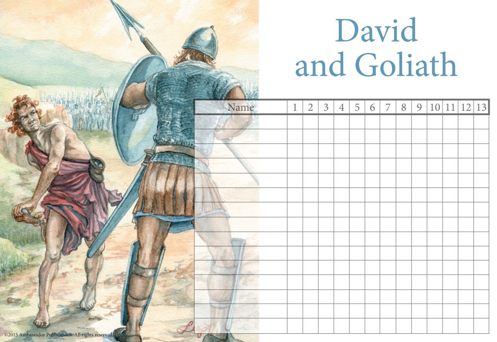 David and Goliath attendance chart | Ambassador Publications Store